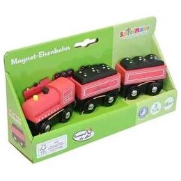 Vedes SpielMaus Holz Magnet Eisenbahn, 3-teilig