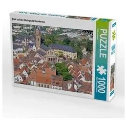 Calvendo Puzzle Blick auf den Marktplatz Weinheims 1000 Teile Lege-Gr&ouml;&szlig;e 64 x 48 cm Foto-Puzzle Bild von Ilona Andersen