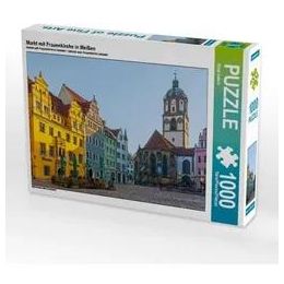Calvendo Markt mit Frauenkirche in Mei&szlig;en (Puzzle)