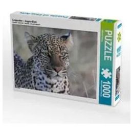 Calvendo Puzzle Leoparden &ndash; Augen-Blick 1000 Teile Lege-Gr&ouml;&szlig;e 64 x 48 cm Foto-Puzzle Bild von Michael Herzog