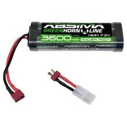 Absima Modellbau-Akkupack (NiMh) 7.2 V 3600 mAh Zellen-Zahl: 6 Hardcase T-Buchse, Tamiya-Buchse