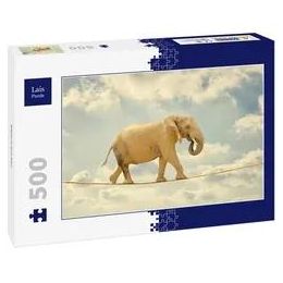 Lais Puzzle Elefant auf Seil 500 Teile