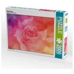 Calvendo Bunte Rose (Puzzle)