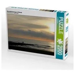 Calvendo Abendstimmung am Strand (Puzzle)