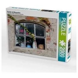 Calvendo Fenster mit Efeuranken (Puzzle)
