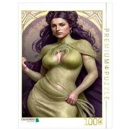 Calvendo Puzzle Yolandas neues Kleid, fein gesponnen in gedeckten Farben 1000 Teile Lege-Gr&ouml;&szlig;e 64x48cm Foto-Puzzle f&uuml;r gl&uuml;ckliche Stunden