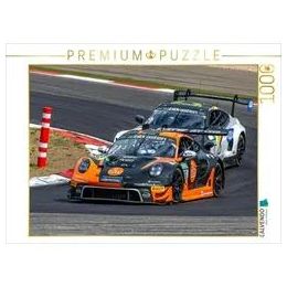 Calvendo Puzzle Huber Racing / Porsche 911 GT3 R 1000 Teile Lege-Gr&ouml;&szlig;e 64x48cm Foto-Puzzle f&uuml;r gl&uuml;ckliche Stunden