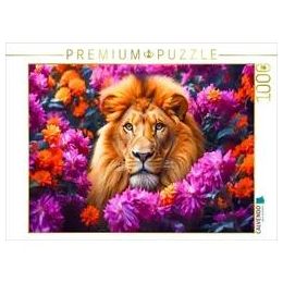 Calvendo Puzzle L&ouml;we 1000 Teile Lege-Gr&ouml;&szlig;e 64x48cm Foto-Puzzle f&uuml;r gl&uuml;ckliche Stunden
