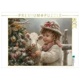 Calvendo Puzzle Weihnachtszauber auf dem Bauernhof 1000 Teile Lege-Gr&ouml;&szlig;e 64x48cm Foto-Puzzle f&uuml;r gl&uuml;ckliche Stunden