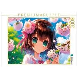 Calvendo Puzzle Bl&uuml;tentr&auml;ume - Ein Manga-M&auml;dchen in einem Fr&uuml;hlingskleid 2000 Teile Lege-Gr&ouml;&szlig;e 90x67cm Foto-Puzzle f&uuml;r gl&uuml;ckliche Stunden