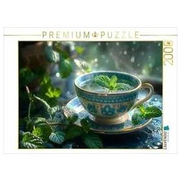 Calvendo Puzzle Pfefferminztee in der Tasse 2000 Teile Lege-Gr&ouml;&szlig;e 90x67cm Foto-Puzzle f&uuml;r gl&uuml;ckliche Stunden