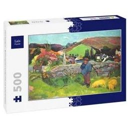 Lais Puzzle Paul Gauguin - Bretonische Landschaft mit Schweinehirt 500 Teile