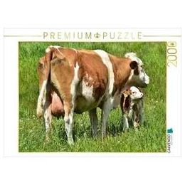 Calvendo Puzzle Junge K&auml;lber weichen nur sehr selten von der Seite ihrer Mutter. 2000 Teile Lege-Gr&ouml;&szlig;e 90x67cm Foto-Puzzle f&uuml;r gl&uuml;ckliche Stunden
