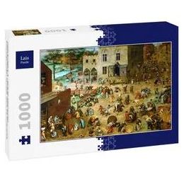 Lais Puzzle Pieter Bruegel d. &Auml;. - Serie der sogenannten bilderbogenartigen Gem&auml;lde, Szene: Die Kinderspiele 1000 Teile