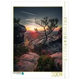 Calvendo Puzzle Gohrisch-Felsen 2000 Teile Lege-Gr&ouml;&szlig;e 90x67cm Foto-Puzzle f&uuml;r gl&uuml;ckliche Stunden