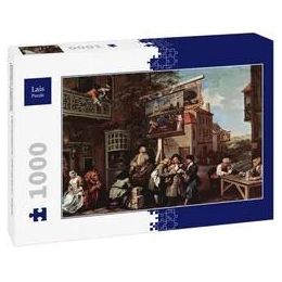 Lais Puzzle William Hogarth - Gem&auml;ldeserie &raquo;Wahlzyklus&laquo;, Szene: Wahlpropaganda 1000 Teile
