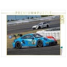 Calvendo Puzzle Huber Motorsport / Porsche 911 GT3 R 1000 Teile Lege-Gr&ouml;&szlig;e 64x48cm Foto-Puzzle f&uuml;r gl&uuml;ckliche Stunden