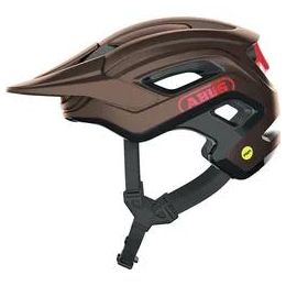 Mountainbikehelm Abus "CLIFFHANGER MIPS" Gr. L, braun (metallic copper), Helme, L Kopfumfang: 57cm - 61cm