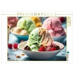 Calvendo Puzzle Eiscreme - S&uuml;ndhaft lecker 1000 Teile Lege-Gr&ouml;&szlig;e 64x48cm Foto-Puzzle f&uuml;r gl&uuml;ckliche Stunden
