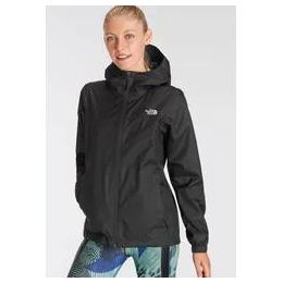 Regenjacke The North Face "QUEST", Herren, Gr. L (38), schwarz, Obermaterial: 100% Polyester. Futter: 100% Polyester, hoch geschlossener Ausschnitt, mit Gummizug, Jacken Regenjacke, mit verstellbarer Kapuze, mit Cinch-Stopper am Saum, atmungsaktiv
