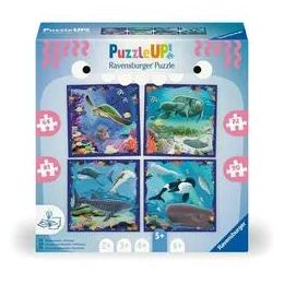 Ravensburger Kinderpuzzle 64, 72, 81, 90 Teile - Puzzle UP! Meerestiere