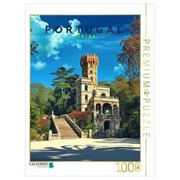 Calvendo Puzzle Quinta da Regaleira Residenz in Sintra 1000 Teile Lege-Gr&ouml;&szlig;e 64x48cm Foto-Puzzle f&uuml;r gl&uuml;ckliche Stunden