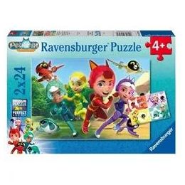 Ravensburger Kinderpuzzle 2x24 Teile - Petronix Defenders - Die Tiersch&uuml;tzer