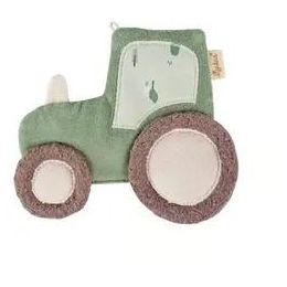 Sigikid 39982 - Knistertuch Traktor, sigibaby Greifling, Baumwolle, 15 cm