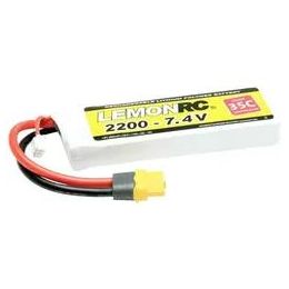 LemonRC Modellbau-Akkupack (LiPo) 7.4V 2200 mAh Zellen-Zahl: 2 35 C Softcase XT60