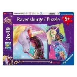 Ravensburger Kinderpuzzle 3x49 Teile - Unicorn Academy - Magie und Freundschaft