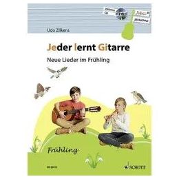 Jeder lernt Gitarre - Neue Lieder im Fr&uuml;hling