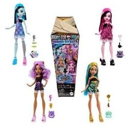 Mattel Monster High Buried-Secrets-&Uuml;berraschungspuppen mit Halbjahresgraus-Thema (Figuren k&ouml;nnen variieren.)