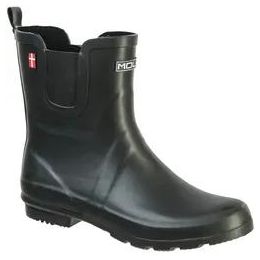 Gummistiefel MOLS "Suburbs W", Damen, Gr. 40, schwarz, Naturkautschuk, Schuhe Gummistiefel, wasserdicht