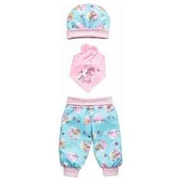 Heless - Puppen-Baby-Outfit Einhorn Emil Fee Emma, 3-teilig, Gr. 35-45 cm