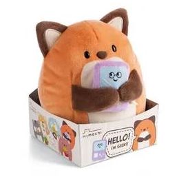 Nici Kuscheltier mymochi Fuchs Geeks 16cm mit Video Spiel in Geschenkbox