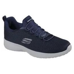 Slip-On Sneaker Skechers "DYNAMIGHT", Herren, Gr. 42, blau (navy), Textil, Schuhe, Slipper, Sneaker mit Memory Foam, Topseller