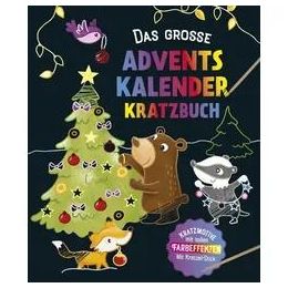 Das gro&szlig;e Adventskalender Kritzel-Kratzel Buch