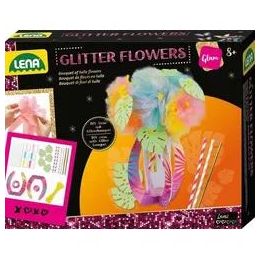 LENA Glitter Flowers, Faltschachtel