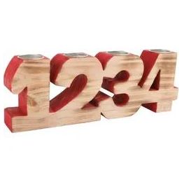 Small Foot 2742 - Kerzenhalter Advent, Holz, 24x12x5cm