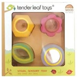 Tender Leaf 7508405 - Visual-Sensorik-Puzzle, Lernspiel, Holz, 4 Teile