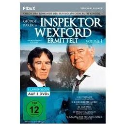 Inspektor Wexford ermittelt, Vol. 1 (The Ruth Rendell Mysteries) / F&uuml;nf spannende Langfolgen der legend&auml;ren Krimiserie nach den Romanen von Ruth Rendell (Pidax Serien-Klassiker) [3 DVDs]