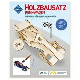 PEBARO 850/11L - Holzbausatz Rennwagen, Laser cut Bastelset