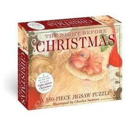 The Night Before Christmas: 550-Piece Jigsaw Puzzle and Book