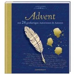 Coppenrath Verlag Adventskalenderbuch zum Aufschneiden &ndash; Advent mit 24 gro&szlig;artigen Autorinnen und Autoren