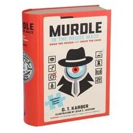 Abrams & Chronicle Books Murdle in the Hedge Maze 500-Piece Jigsaw Puzzle