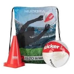 Hudora Fu&szlig;ball Set kicker Edition 60-90cm 7 Teile