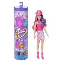 Mattel Barbie Color Reveal Disco Star-Reihe Modepuppe und Accessoires mit 6 &Uuml;berraschungen (Stile k&ouml;nnen abweichen)