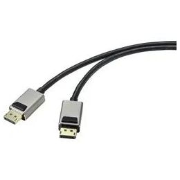 SpeaKa Professional DisplayPort Anschlusskabel DisplayPort Stecker, DisplayPort Stecker 2.00 m Schwarz SP-9510456 8K UHD DisplayPort-Kabel