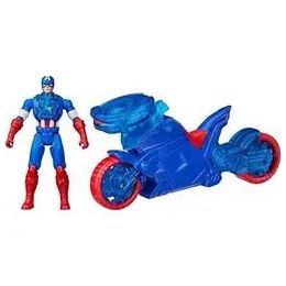 Hasbro Avengers Epic World Of Action Captain America Bike Mit Schild-Abschuss