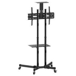 SpeaKa Professional SP-6646948 Base-Line TV-Rollwagen 94,0 cm (37") - 177,8 cm (70") Neigbar, H&ouml;henverstellbar